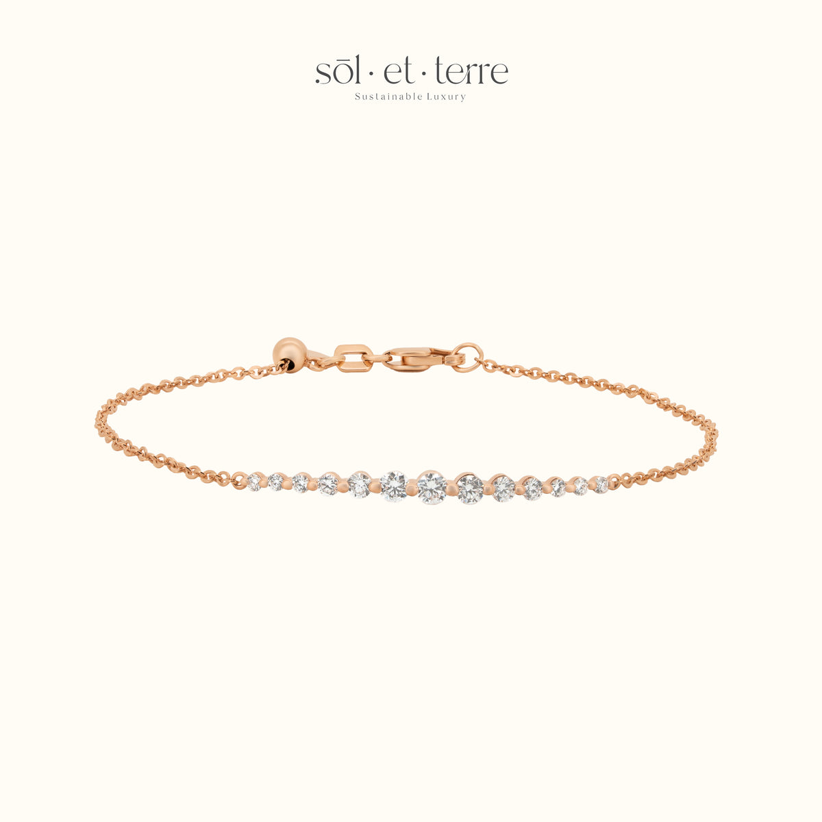 Petite Evolve Bracelet Rose Goold | Sol et Terre