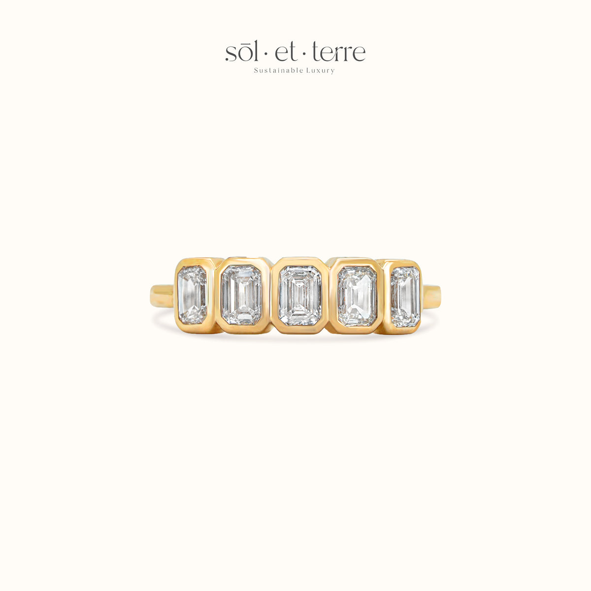 Emerald Diamonds Listring | Sol et Terre